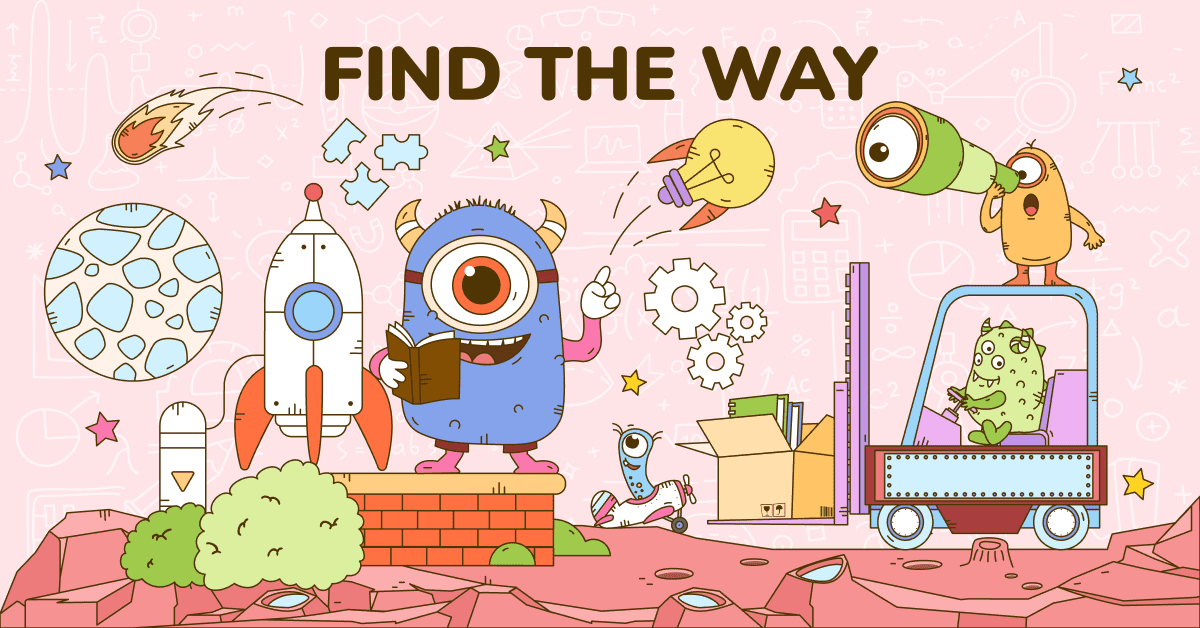 Find the Way Worksheet Generator - BrainHunters Academy