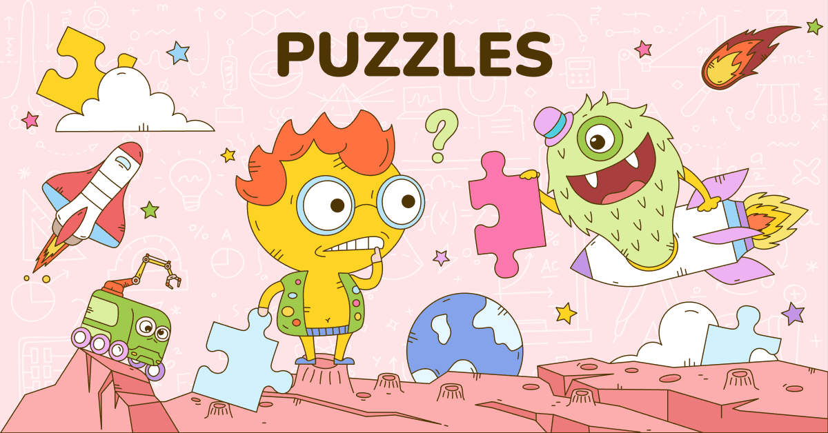 Puzzles Worksheet Generator - BrainHunters Academy