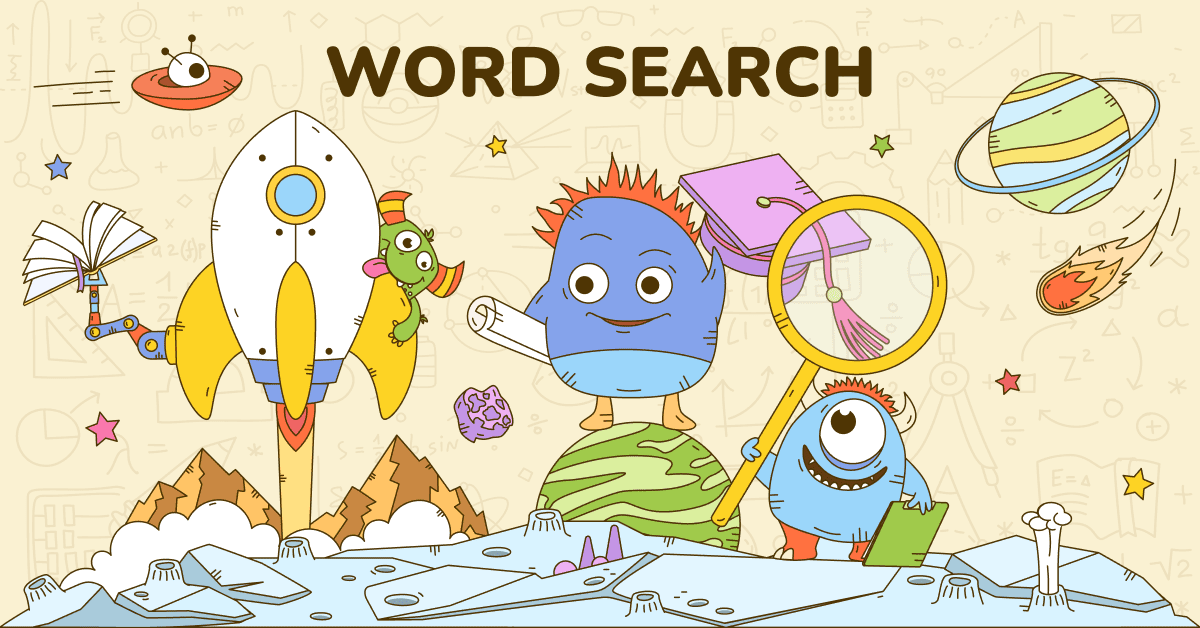 Word Search Worksheet Generator - BrainHunters Academy